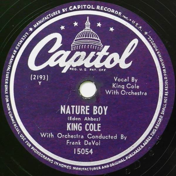 NAT “KING” COLE – “Nature Boy” – ECLECTIC MUSIC LOVER